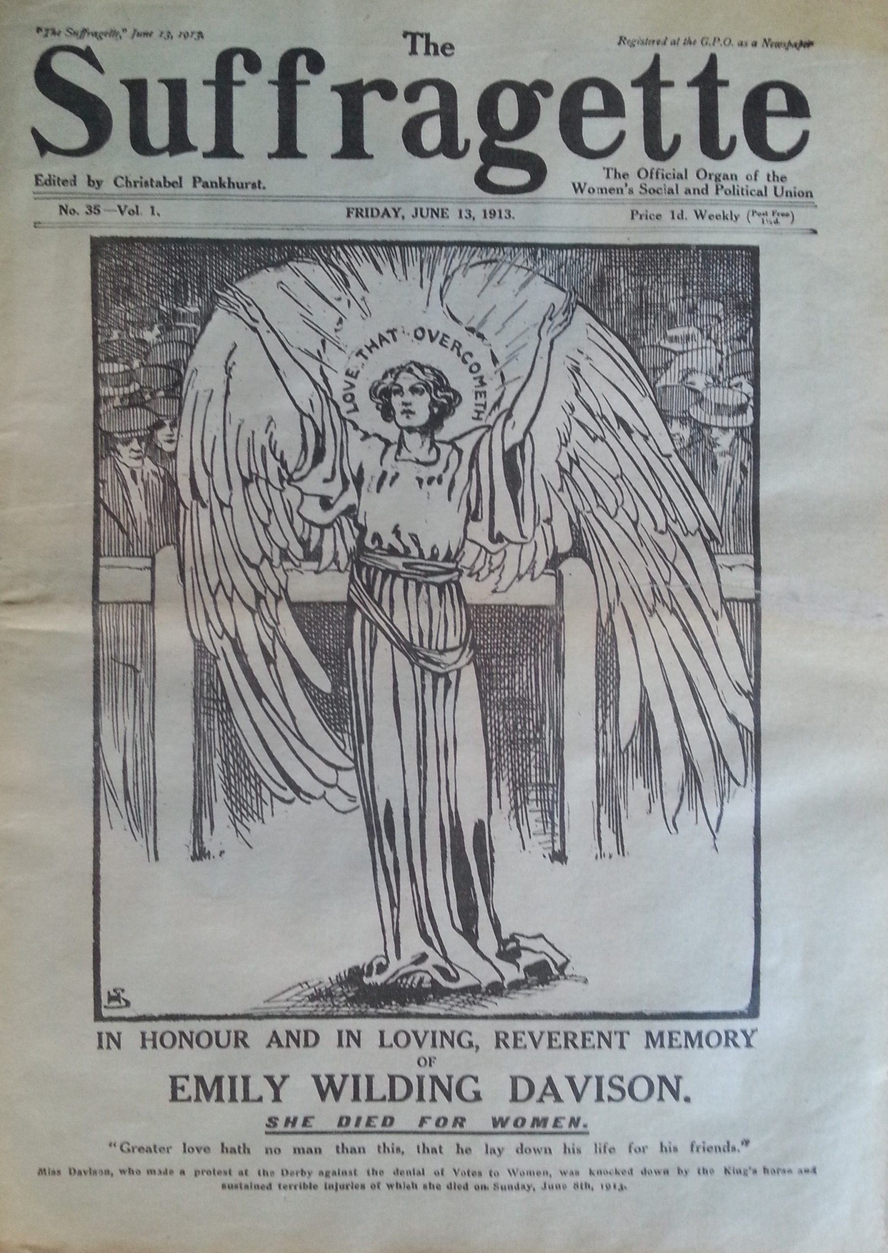 The Suffragettes: marking the death of Emily Davison - Eton College ...