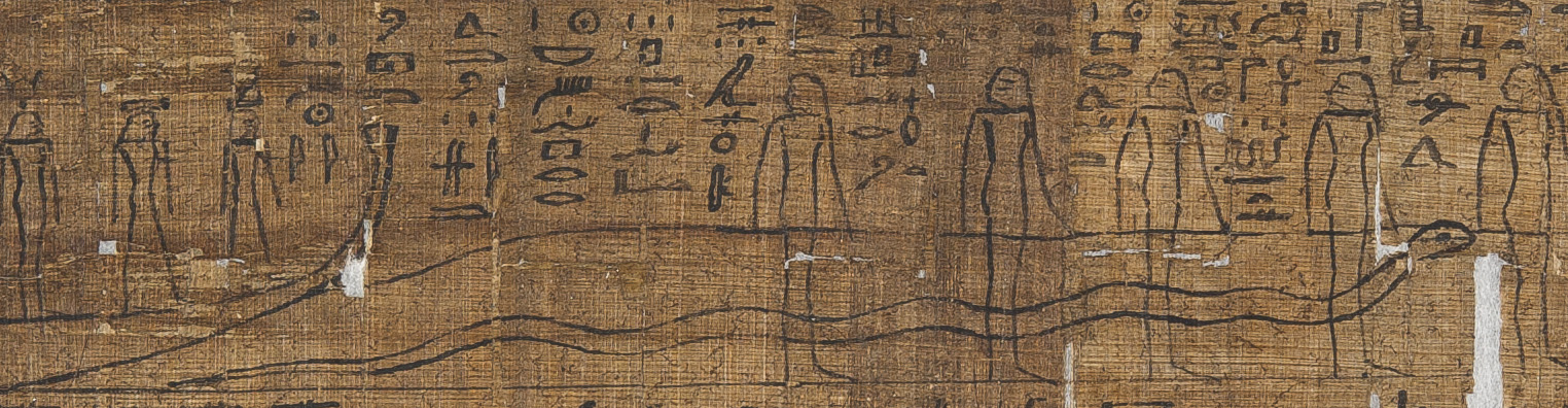 Gods, snakes and the underworld: Fragment of a scene from the Book of ...