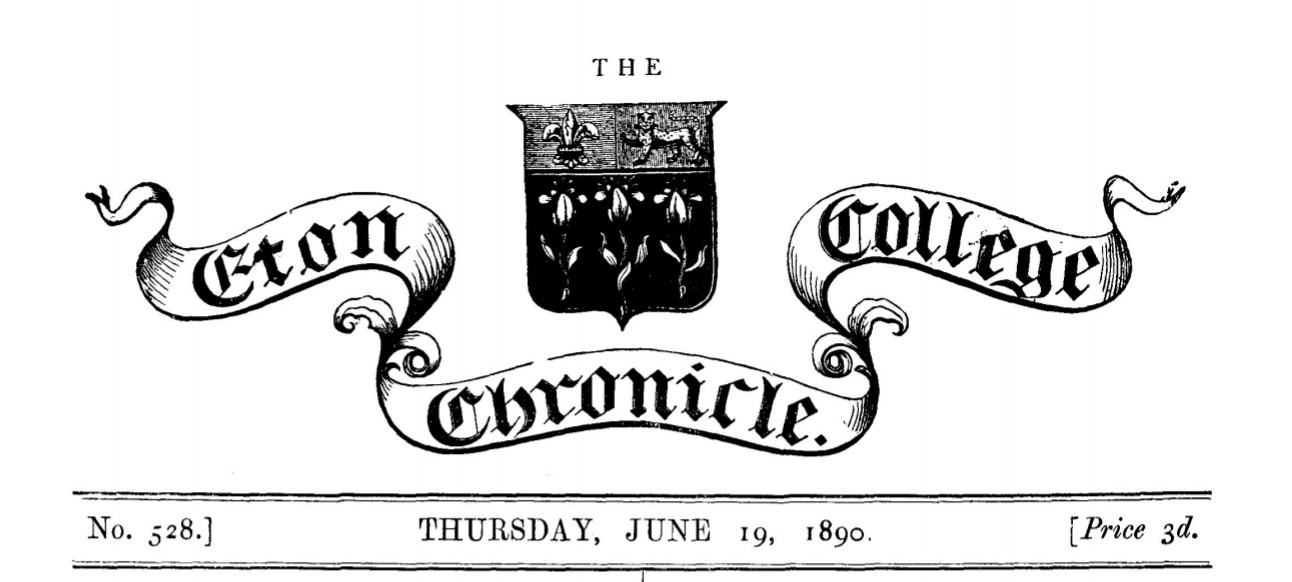 Readings from the Archives: The Library and the Cow - Eton College ...