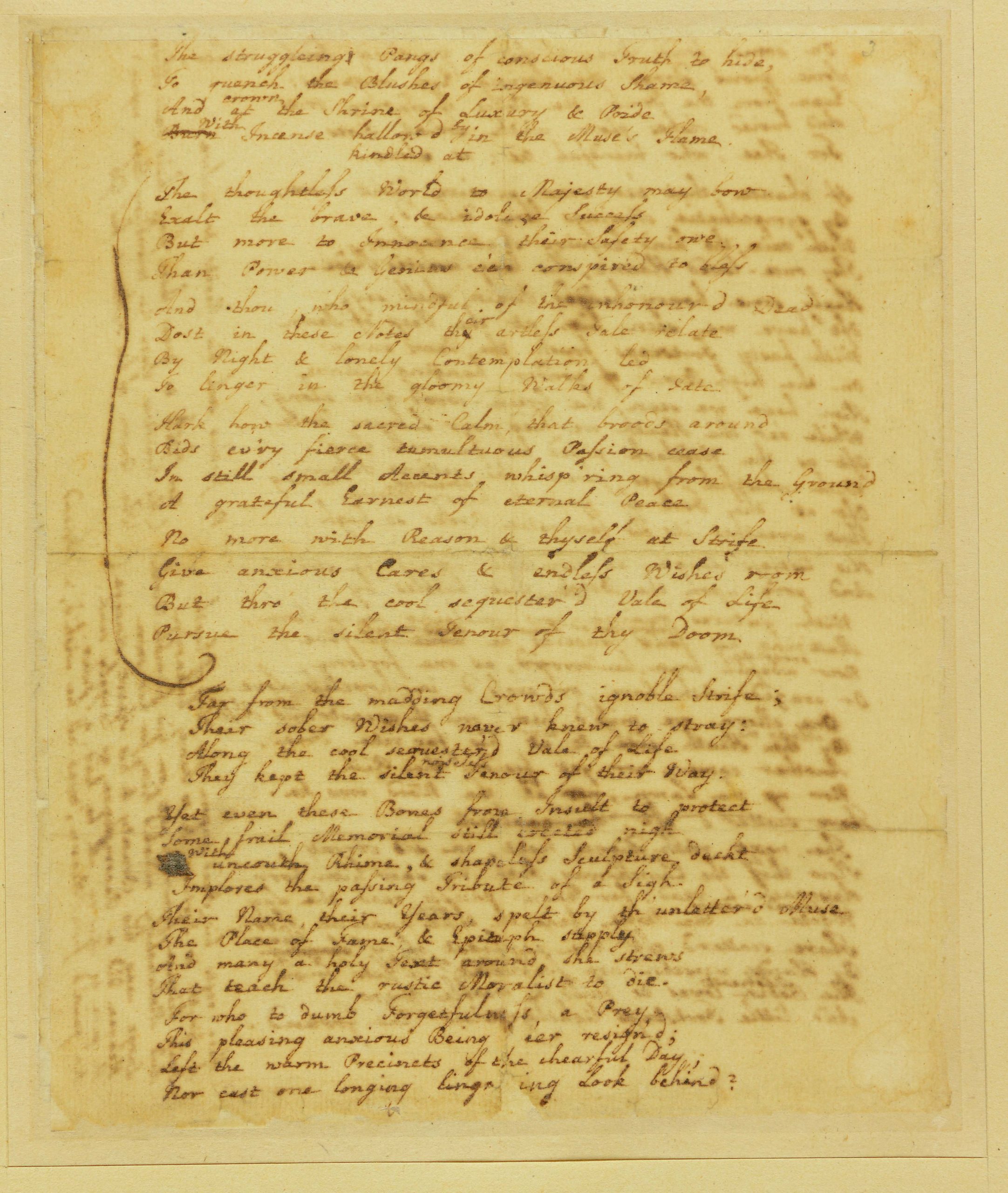 Eton’s Bard: Thomas Gray and his Elegy - Eton College Collections