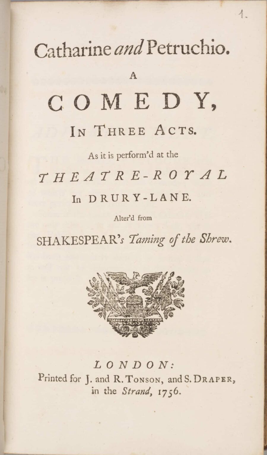 Shakespeare’s First Folio at 400 - Eton College Collections